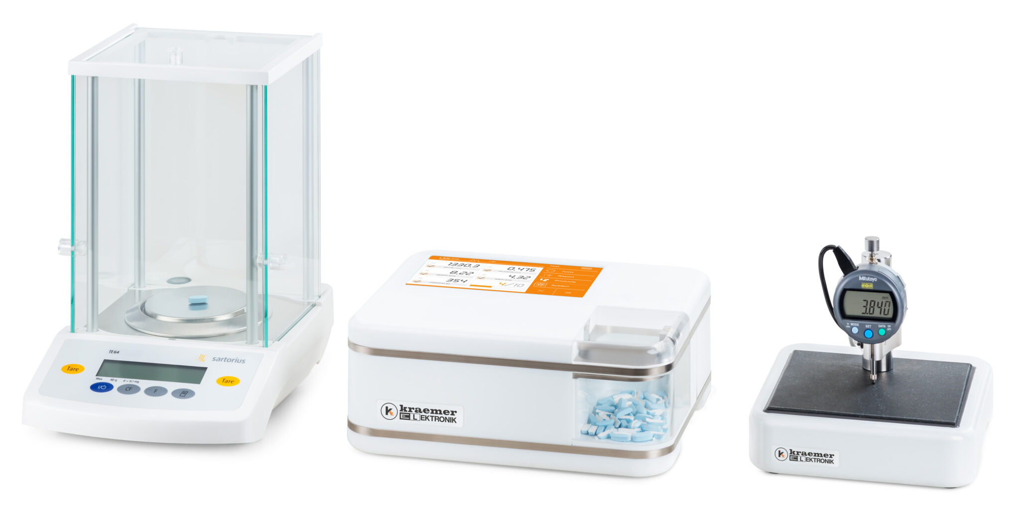 Manual tablet testers | KRAEMER ELEKTRONIK